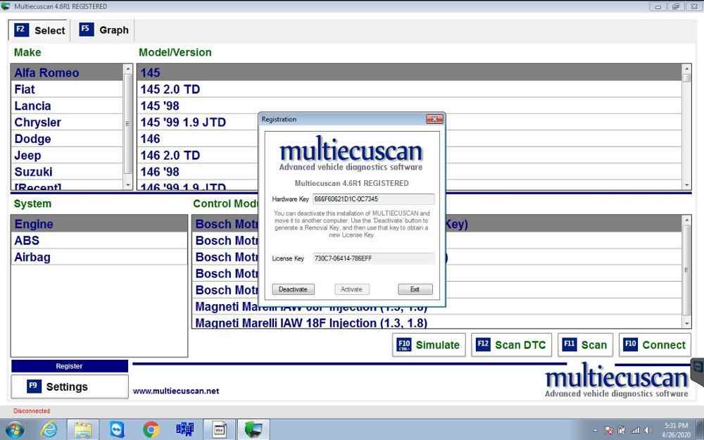 Multiecuscan 4.8 2023 Soft Scanner - (Fiat Jeep Alfa Romeo) - SC ...